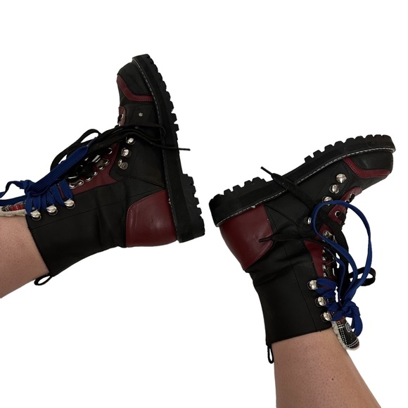 Current Mood | Shoes | Current Mood Multicolor Combat Boots | Poshmark